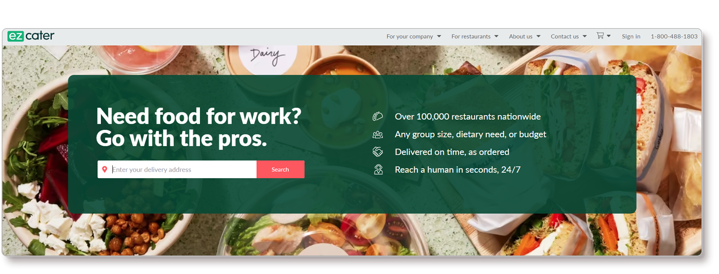 Ezcater Review 2023: Reliable Catering Service | Top15Online.com